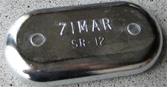 SR-12 Zimar Bolt On Drilled Plate Zincs