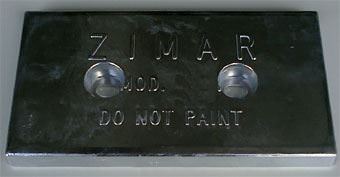 UP-7 Zimar Bolt On Drilled Plate Zincs